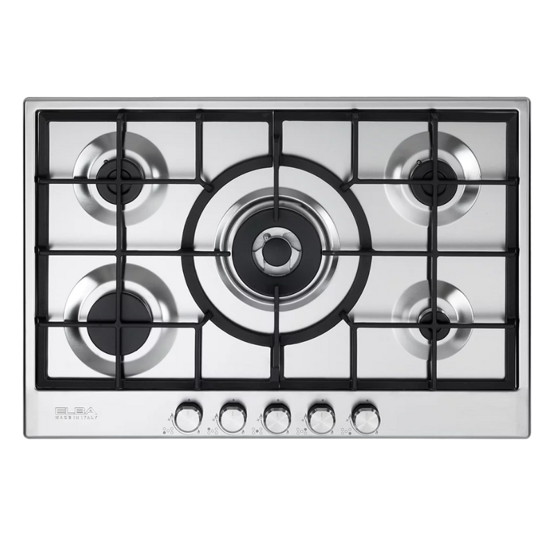 ELBA 5 BURNER STOVE STAINLESS STEEL - Crescent Distributers